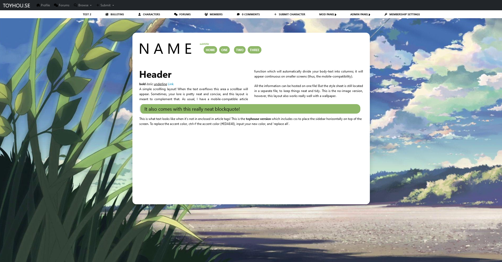 World Simple Scroll V2 On Toyhouse